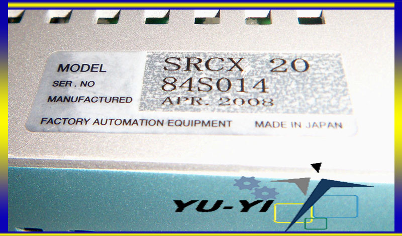 Yamaha SRCX20 Robot Controller - PLC DCS SERVO Control MOTOR POWER SUPPLY IPC ROBOT